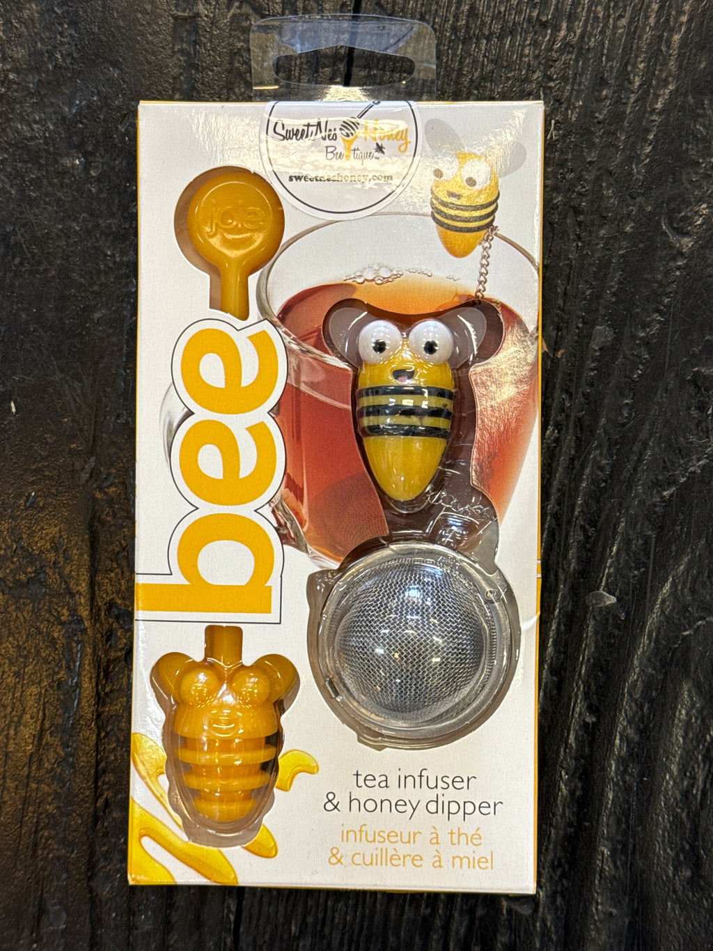 Tea Infuser & Honey Dipper Set – SweetNes Honey Apiaries & Beetique