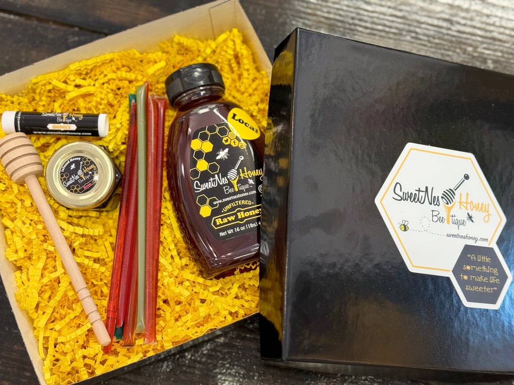 SweetNes Honey's "A Little Something Sweet" Honey Gift Box – SweetNes Honey Apiaries & Beetique