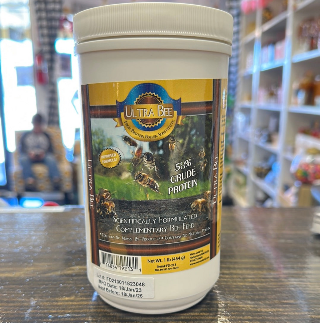 Ultra Bee High Protein Pollen Substitute Dry Feed 1LB. – SweetNes Honey ...